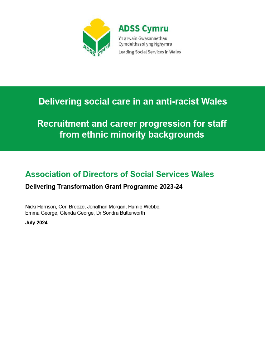 Delivering social care in an anti-racist Wales report