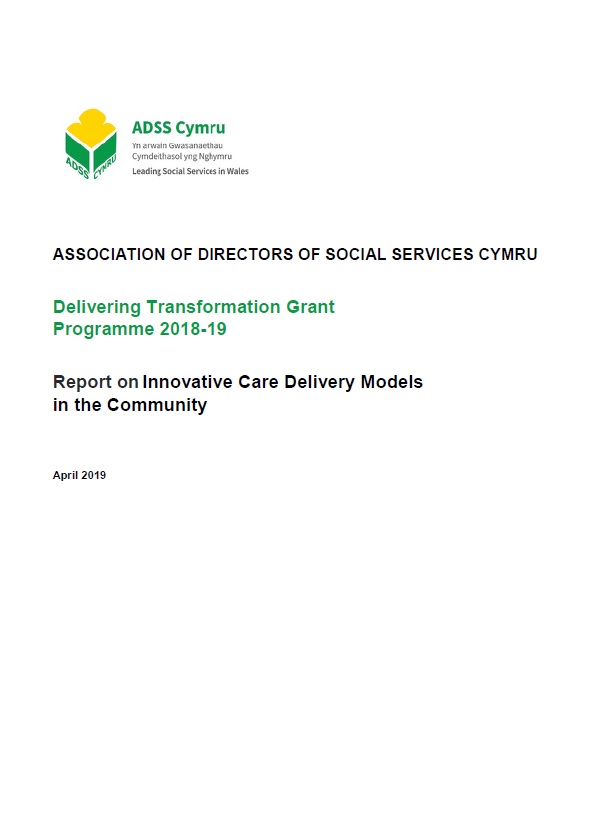 Innovative Care Delivery Models in the Community